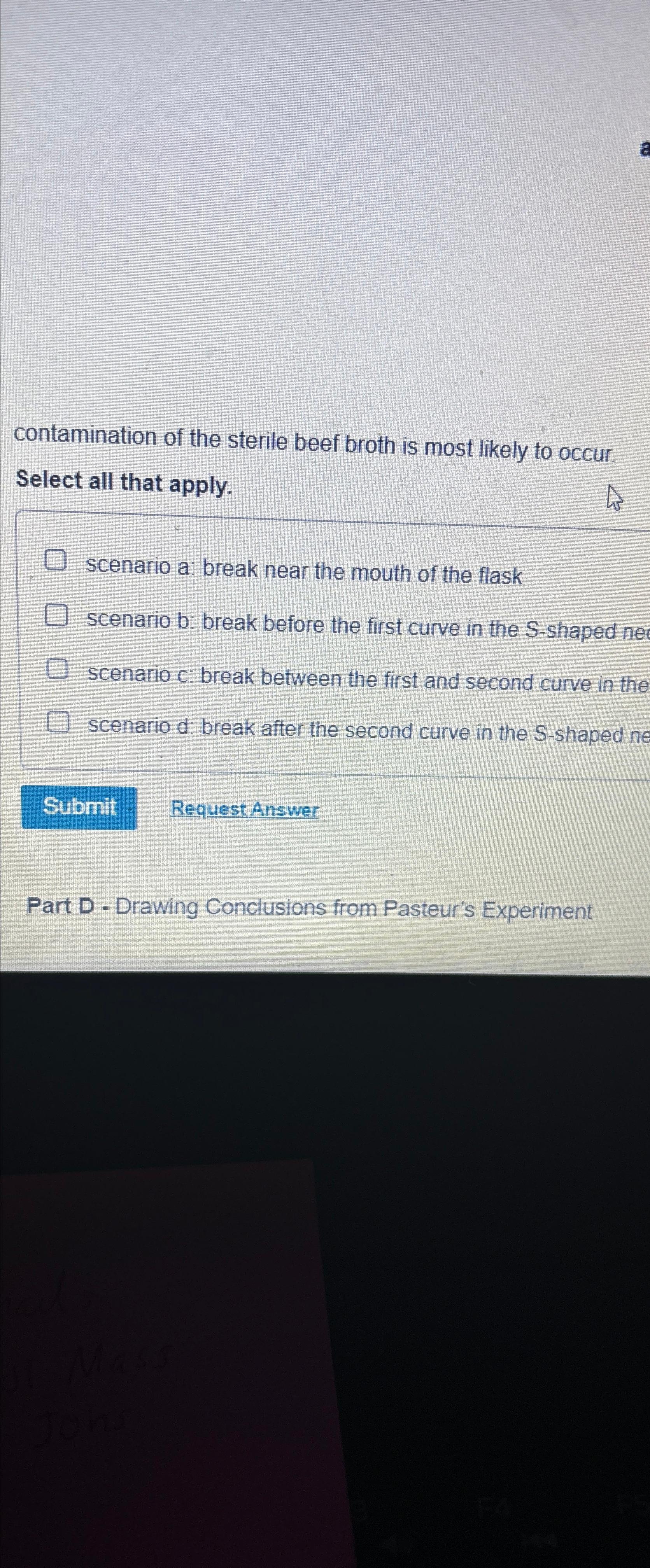 Solved contamination of the sterile beef broth is most | Chegg.com