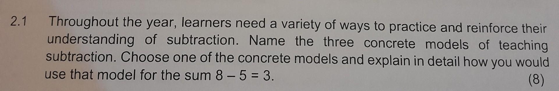 Solved 1 Throughout the year, learners need a variety of | Chegg.com