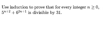 Solved Use induction to prove that for every integer n > 0, | Chegg.com