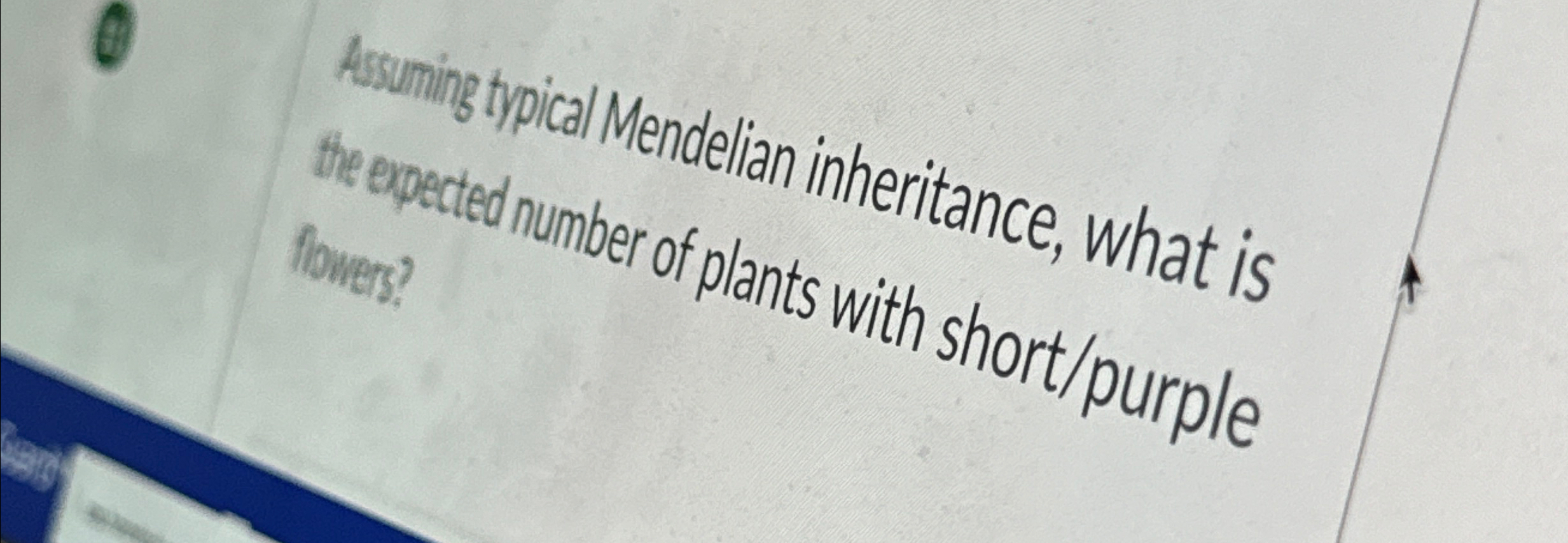 Solved Asuming typical Mendelian inheritance, what is the | Chegg.com