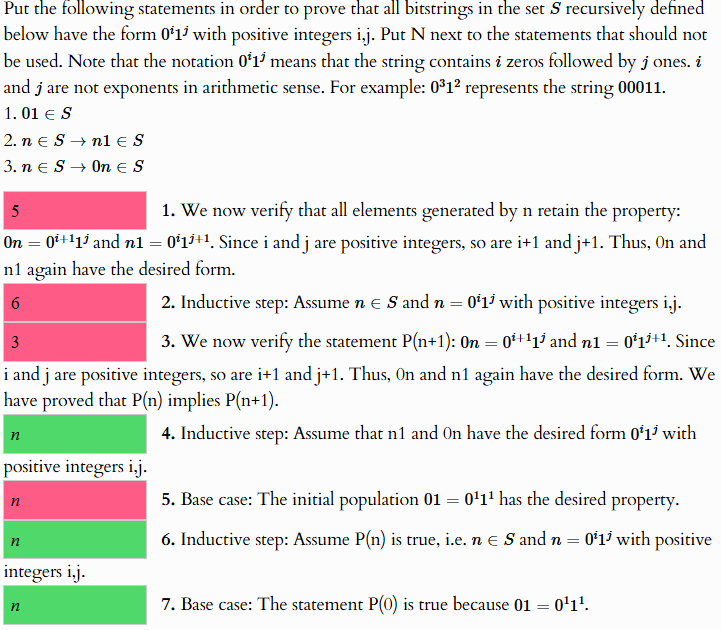 Solved Put the following statements in ﻿order to ﻿prove that | Chegg.com