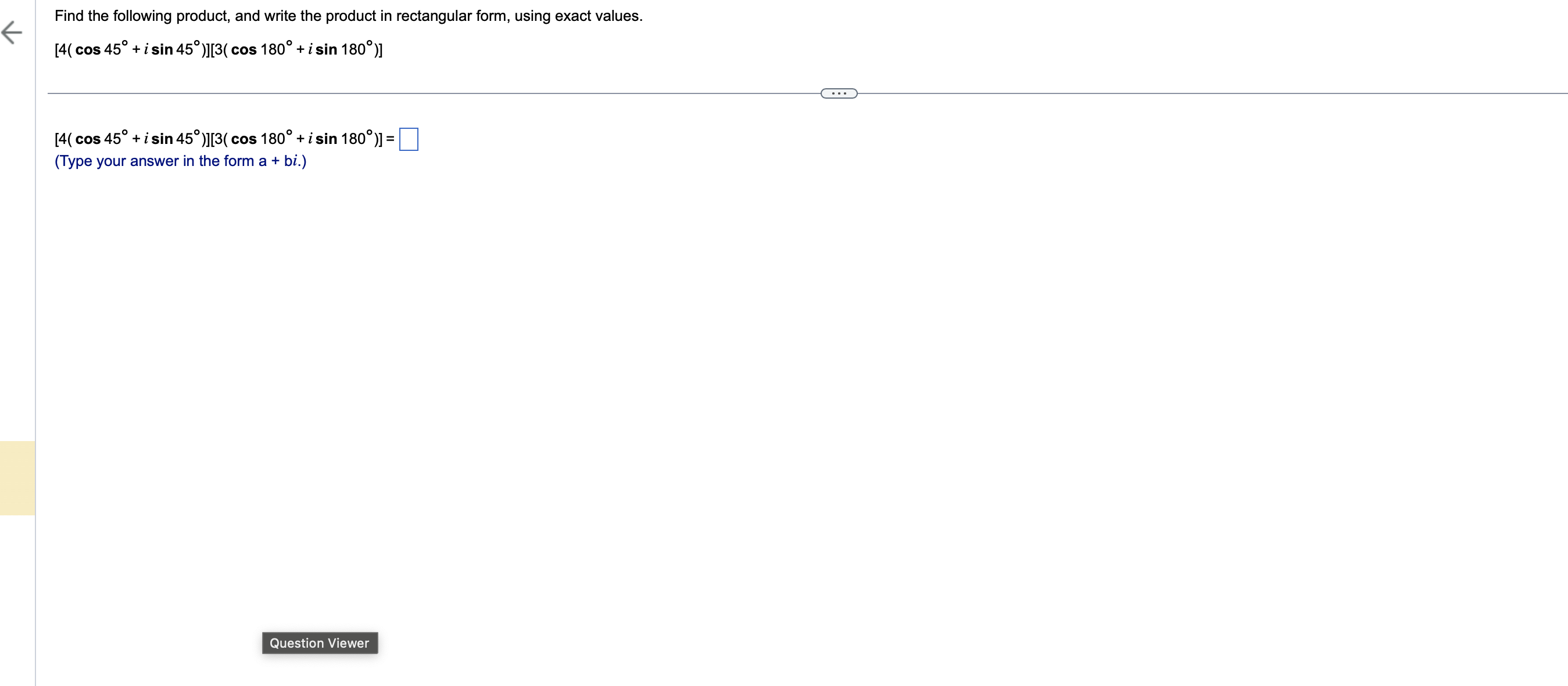Solved Find the following product, and write the product in | Chegg.com
