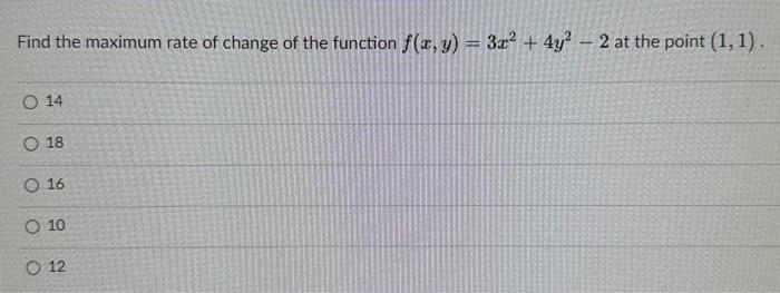 Solved Find the maximum rate of change of the function | Chegg.com