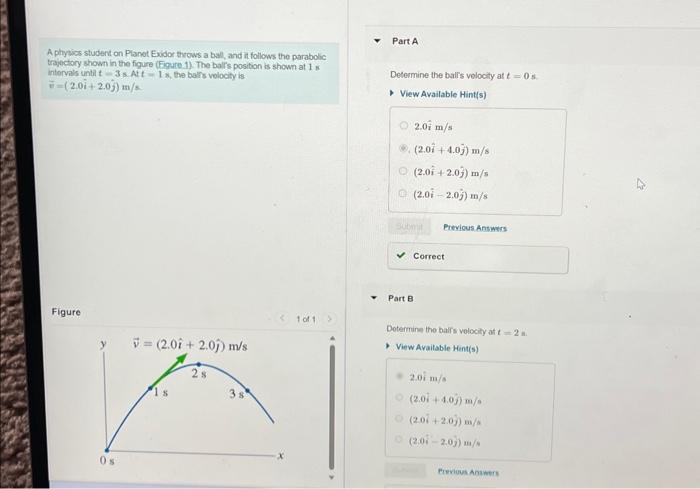 Solved Part D What is the value of g on Planet Exidor? | Chegg.com