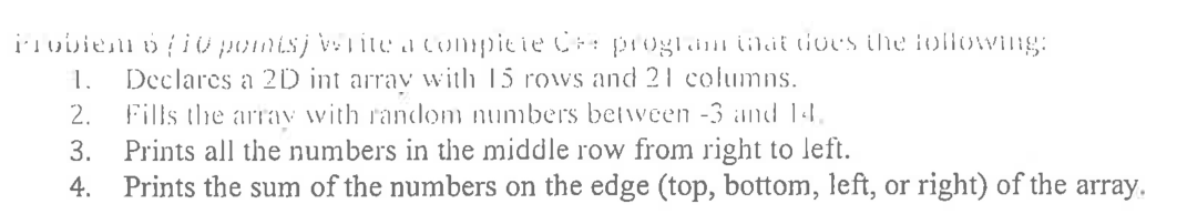 Solved Write a C++ ﻿program that does the following:Declares | Chegg.com