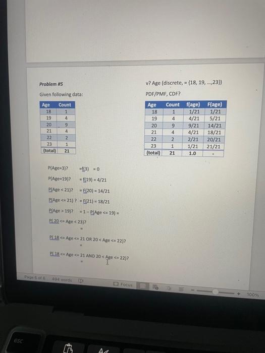 Solved Problem H2 Note: Total of count =139 Given: (N) Find | Chegg.com