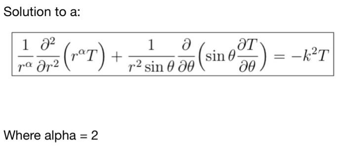 Solved Spherical Bessel Functions Helmholtz equation is a | Chegg.com