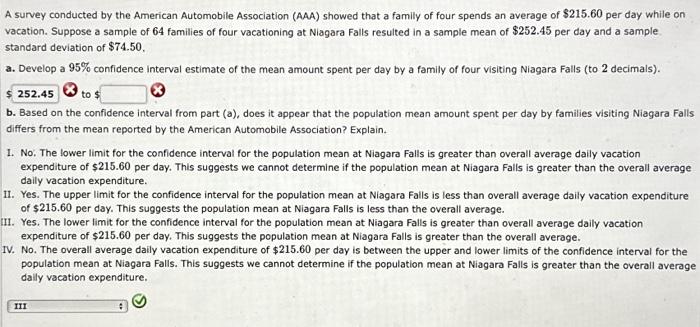 Solved A survey conducted by the American Automobile | Chegg.com