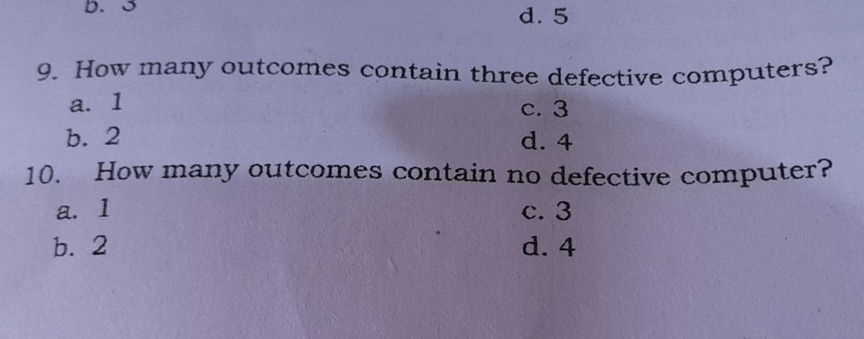 Solved d. volume For 6-10: A shipment of five computers | Chegg.com