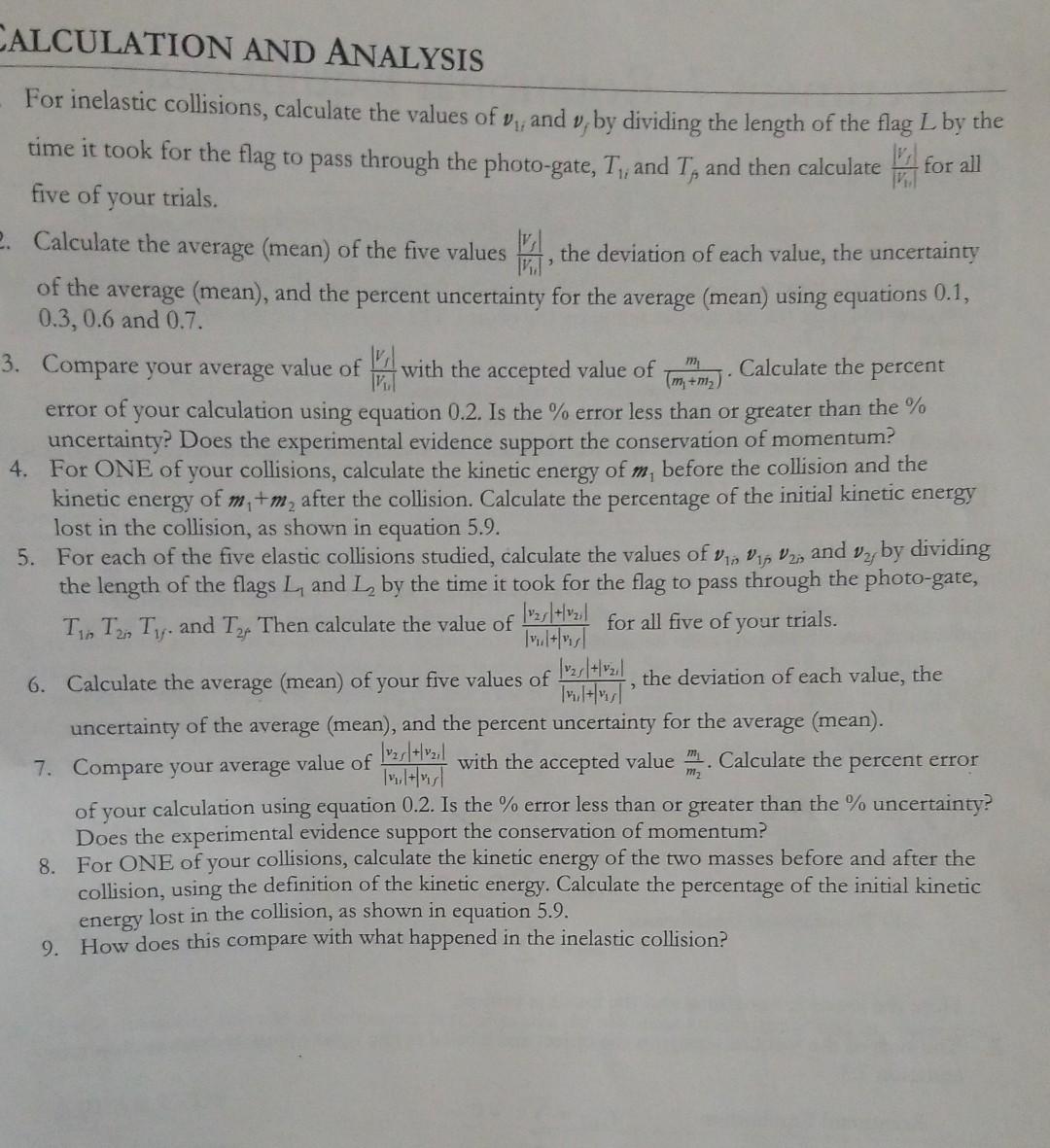 Solved = In an inelastic collision, two objects stick | Chegg.com
