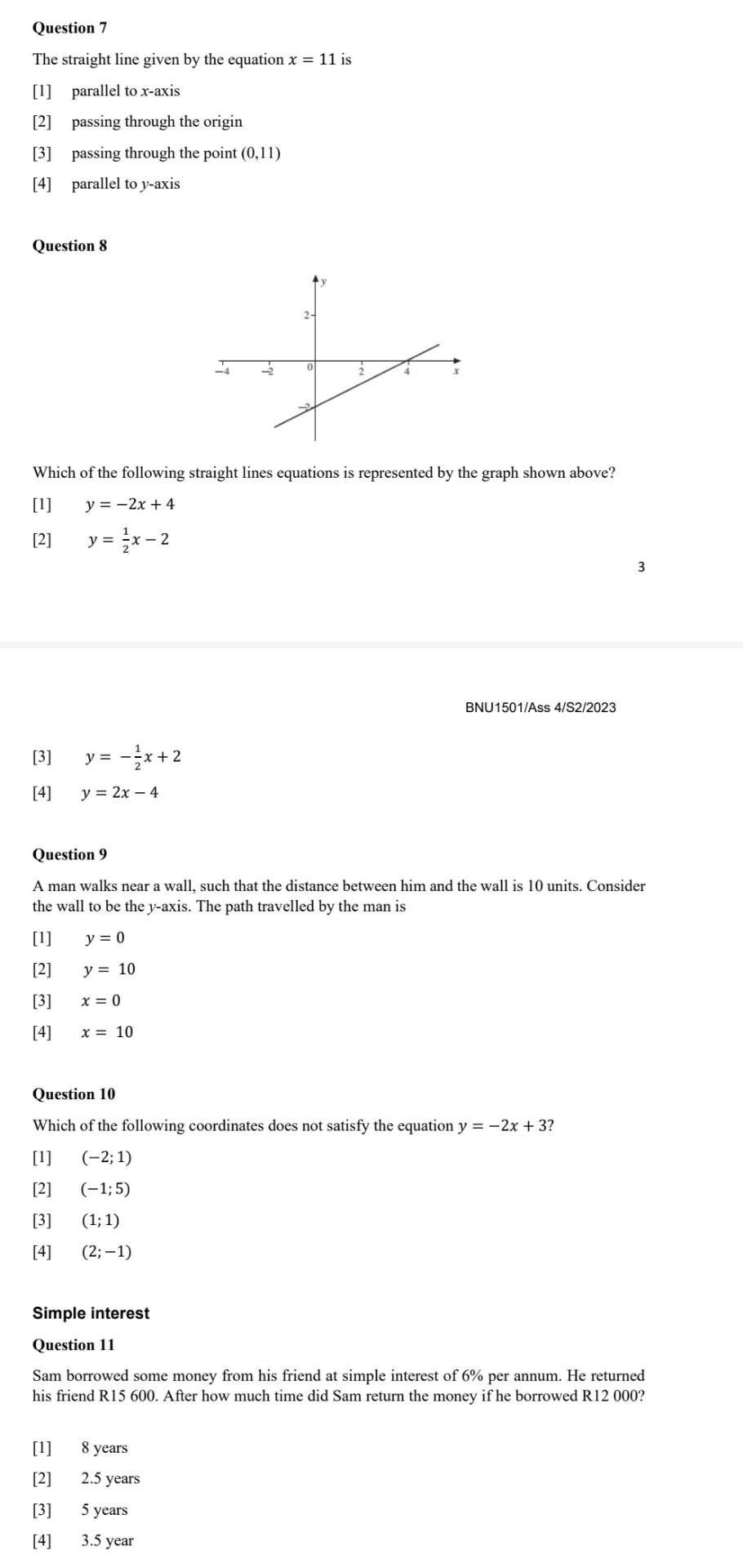 Solved Question 1 If a vertical and horizontal number line | Chegg.com