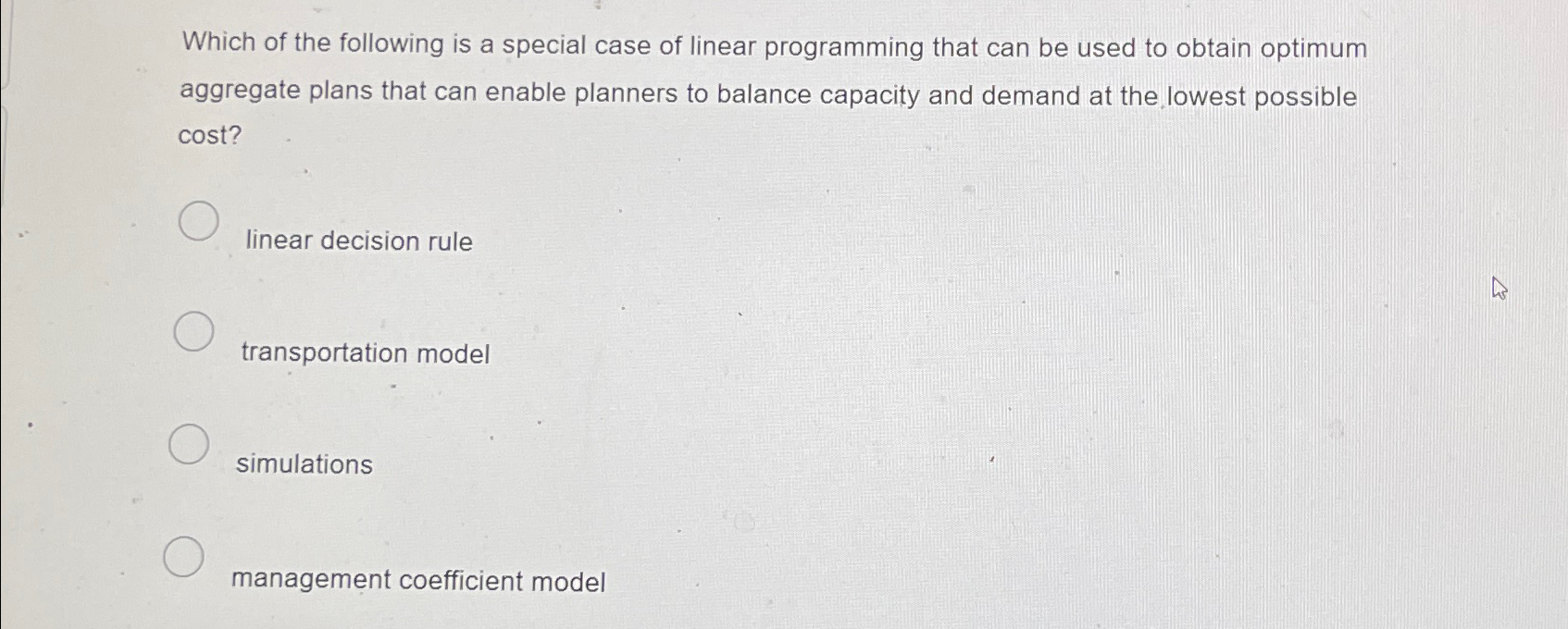 Solved Which of the following is a special case of linear | Chegg.com
