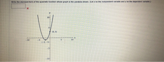 Solved Find two quadratic functions, one that opens upward | Chegg.com