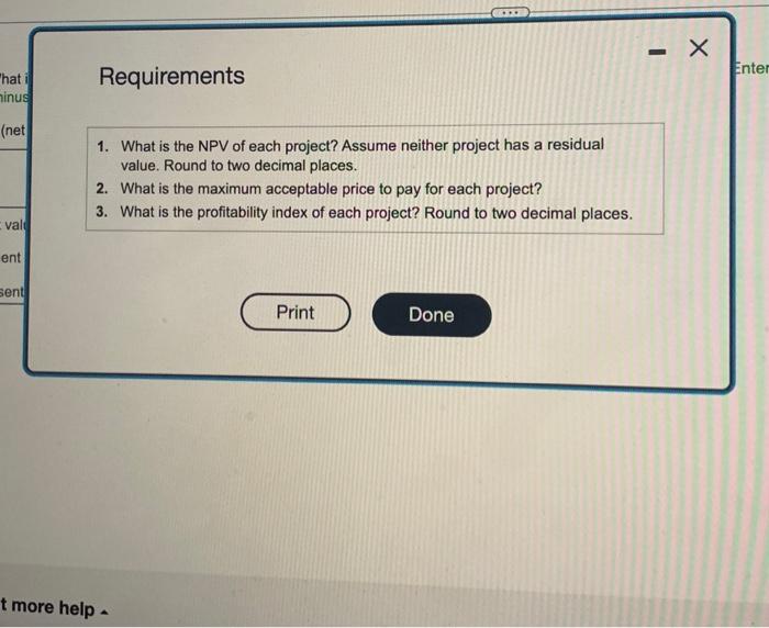 Solved Use the NPV method to determine wheher Vargas | Chegg.com Solved Use the NPV method to determine wheher Vargas | Chegg.com