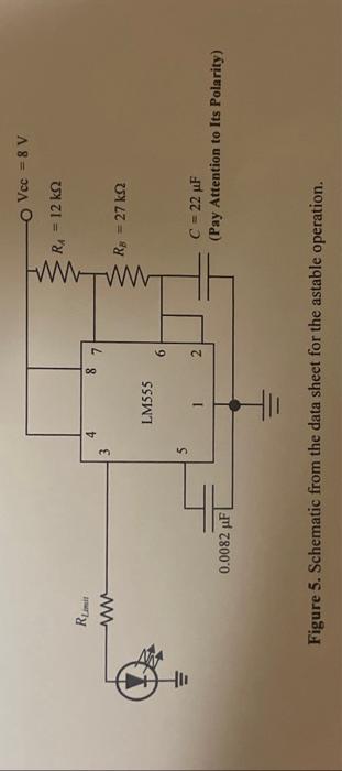 Part III 1. Calculated values for Ra, Rb, C, Vcc 2. | Chegg.com