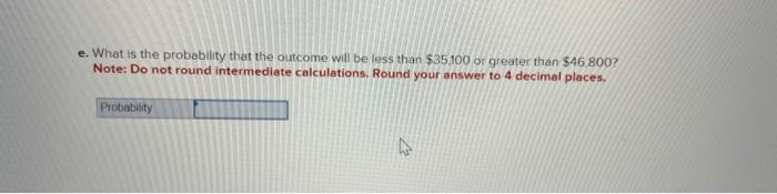 Solved Problem 13-20 (Algo) Probability analysis with a | Chegg.com