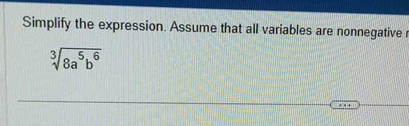 Solved Simplify the expression. Assume that all variables | Chegg.com
