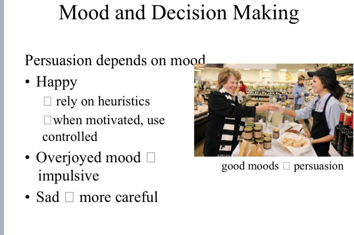 Solved Mood and Helping • Positive moods - Increased | Chegg.com