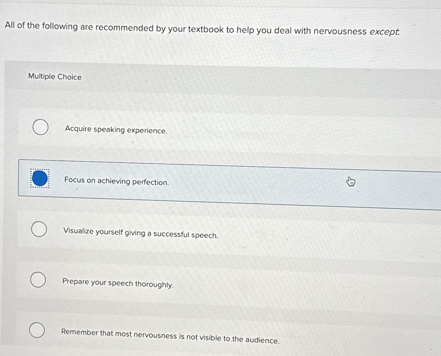 Solved All of the following are recommended by your textbook | Chegg.com