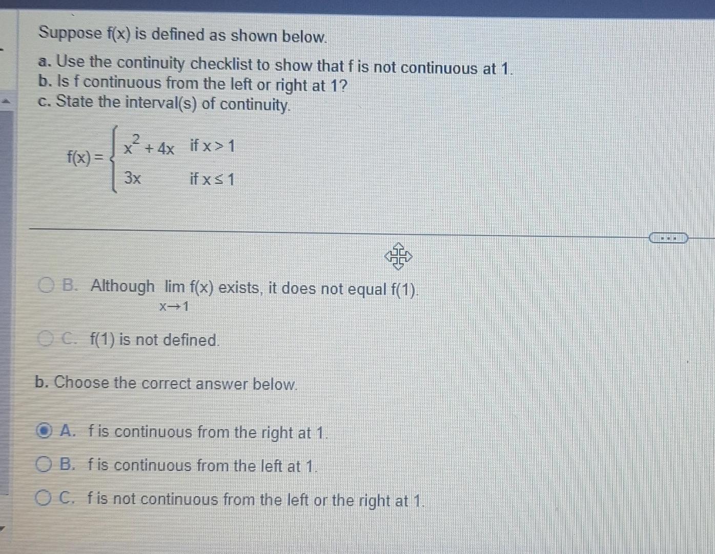 Solved Suppose f(x) ﻿is defined as shown below.a. ﻿Use the | Chegg.com