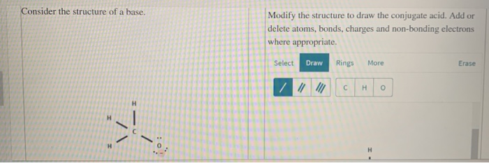 Solved Consider the structure of a base, Modify the | Chegg.com