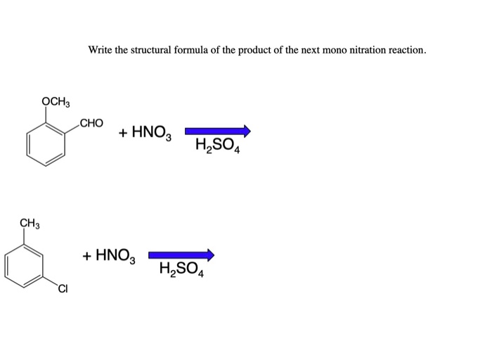 Solved Write the structural formula of the product of the | Chegg.com