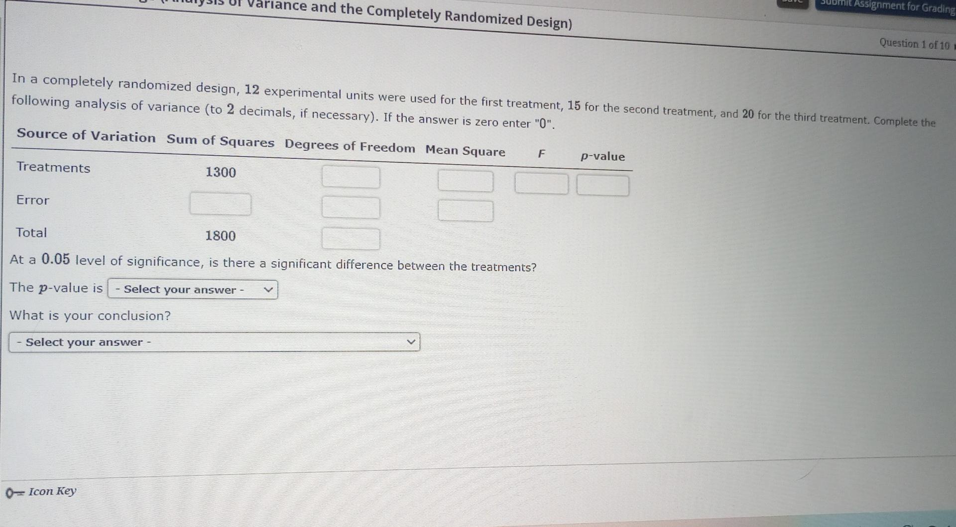 Solved In a completely randomized design, 12 experimental | Chegg.com