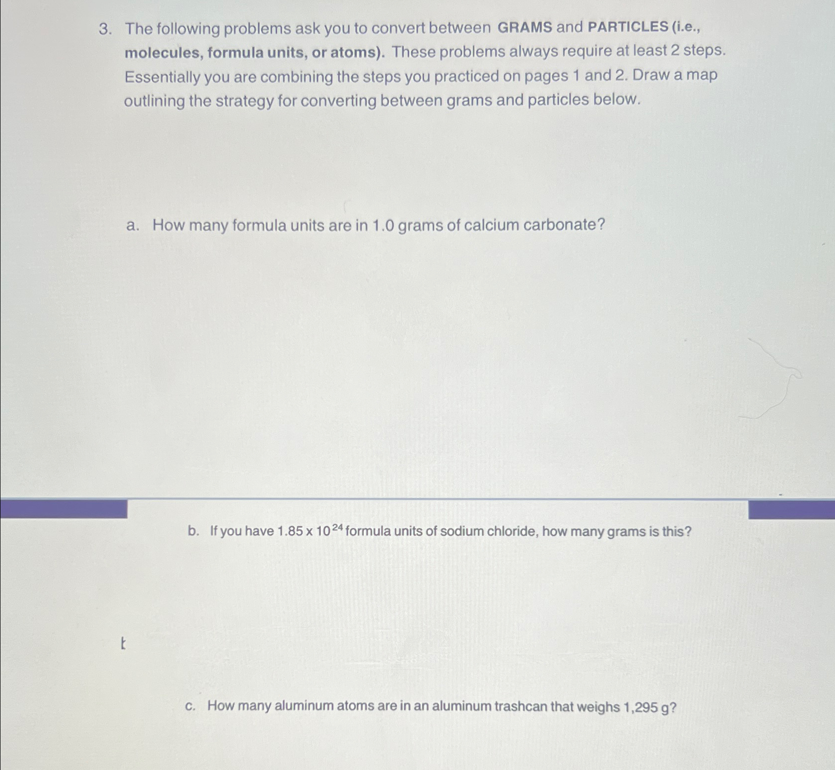 Solved The following problems ask you to convert between | Chegg.com