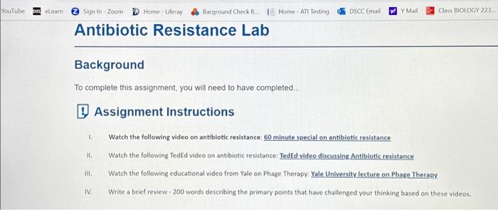 Solved YouTube D2L eLearn Z Sign In - Zoom Bacground Check | Chegg.com