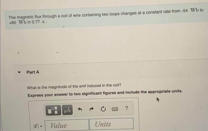 Solved Part of a single rectangular loop of wire with | Chegg.com