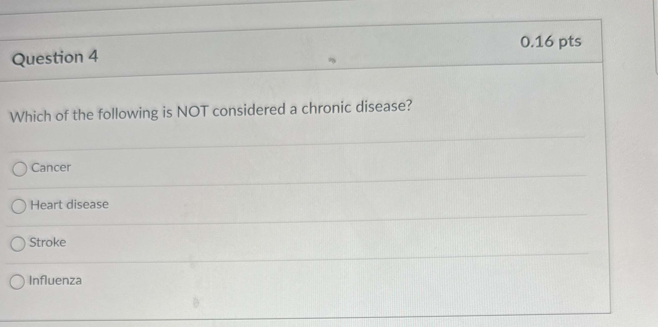Solved Question 40.16 ptsWhich of the following is NOT | Chegg.com Solved Question 40.16 ptsWhich of the following is NOT | Chegg.com