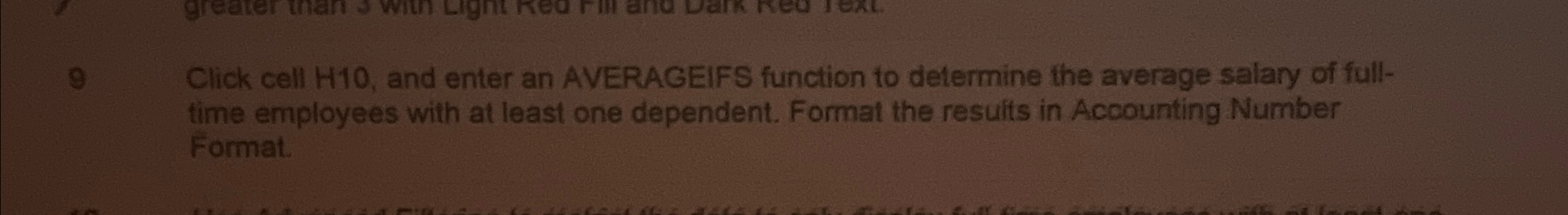 Solved 9 ﻿Click cell H10, ﻿and enter an AVERAGEIFS function | Chegg.com