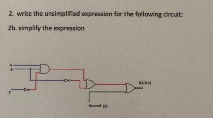 Solved 2. write the unsimplified expression for the | Chegg.com