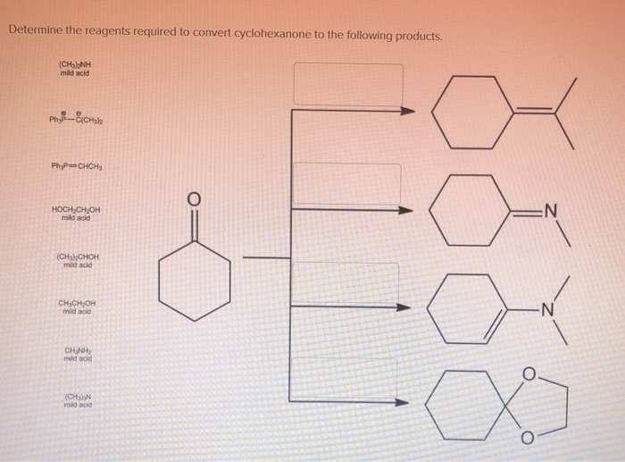 Solved Determine the reagents required to convert | Chegg.com