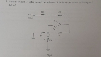 Solved Find the current ' ﻿I ' ﻿value through the resistance | Chegg.com