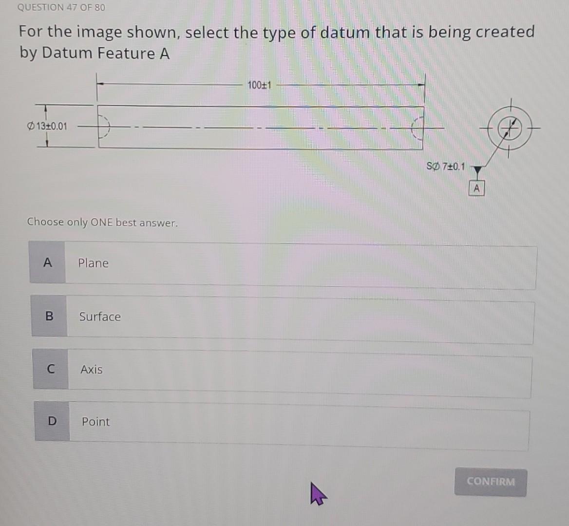 Solved For the image shown, select the type of datum that is | Chegg.com