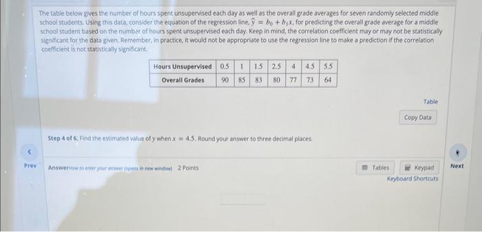Solved The table below gives the number of hours spent | Chegg.com