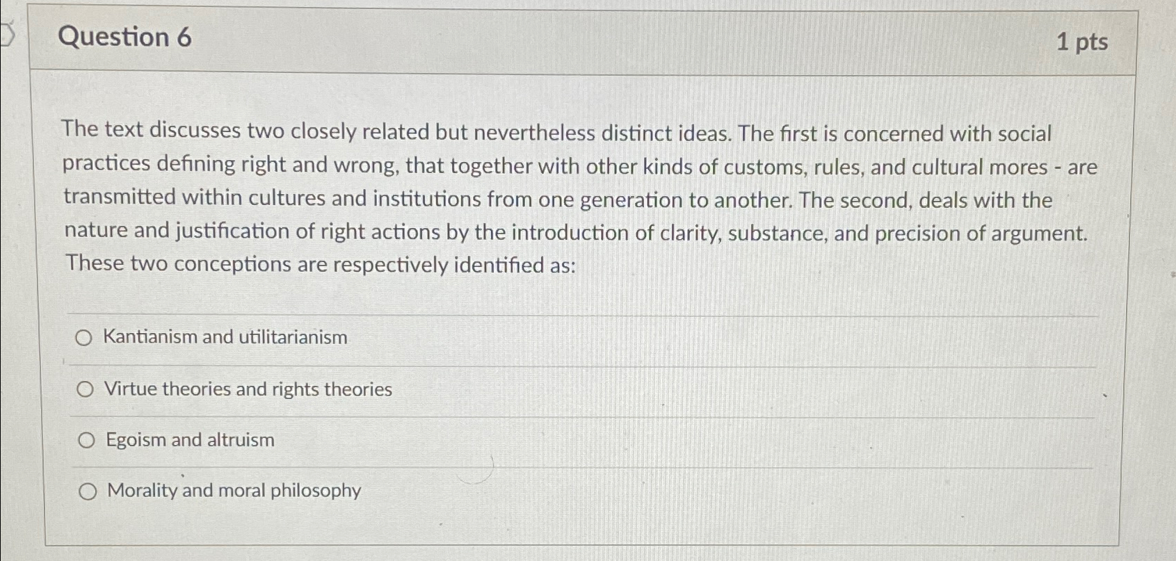 Solved Question 61 ﻿ptsThe text discusses two closely | Chegg.com