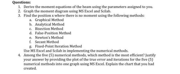 numerical solution please answer the questions and | Chegg.com