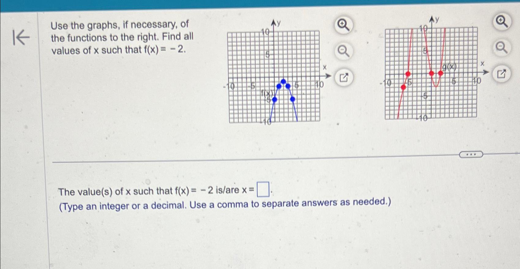 Solved Use the graphs, if necessary, of the functions to the | Chegg.com