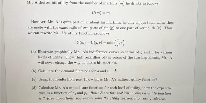 Solved U(x,y)=x0.3y0.7 (a) Find the Walrasian demand | Chegg.com