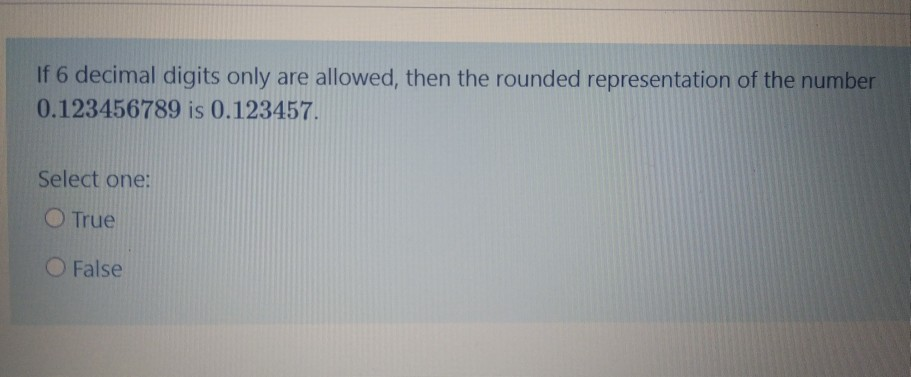 Solved If 6 decimal digits only are allowed, then the | Chegg.com