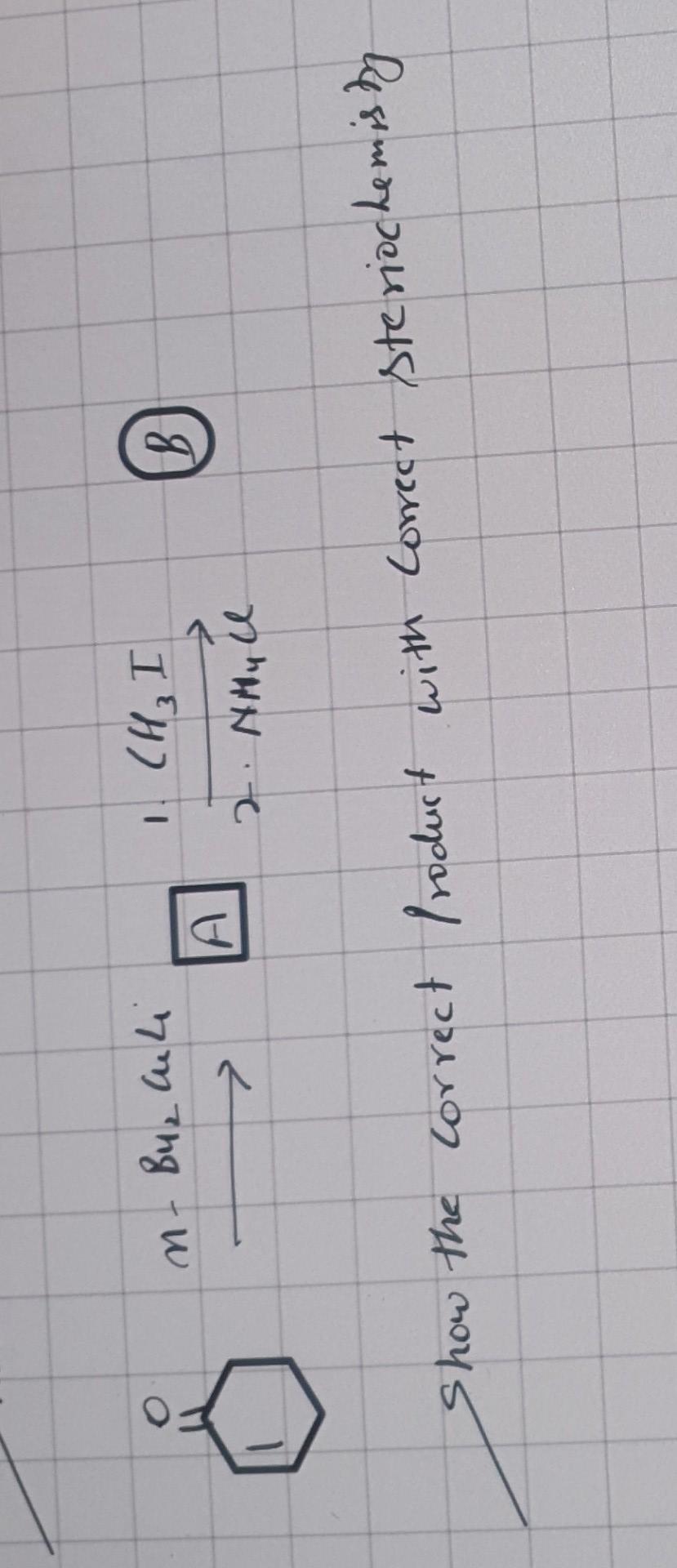Solved (B) Show the correct product with correct | Chegg.com