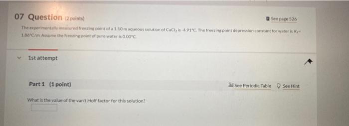 Solved 07 Question (2 points) 1st attempt. Part 1 (1 point) | Chegg.com Solved 07 Question (2 points) 1st attempt. Part 1 (1 point) | Chegg.com