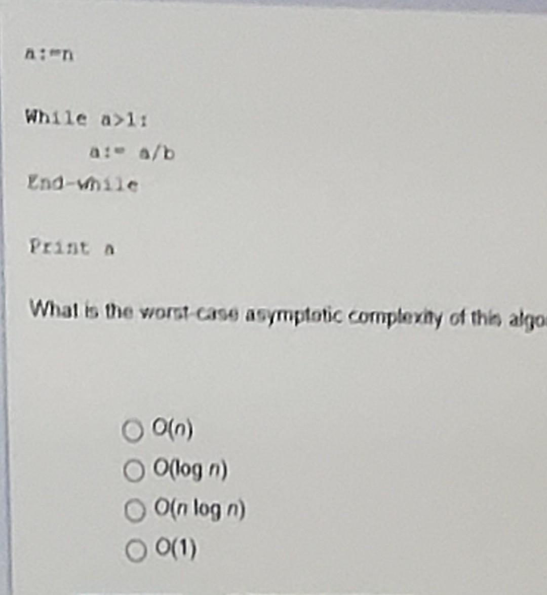 Solved 5 and po 5 For a fixed rational constant b>1 and an | Chegg.com
