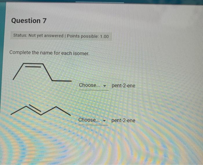Solved Question 7 Status: Not yet answered Points possible: | Chegg.com