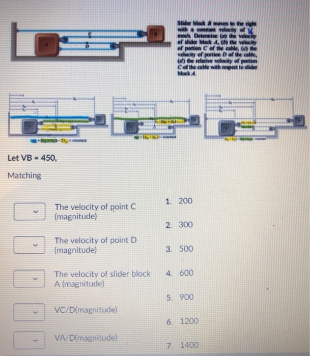 Solved Slider block & moves to the right with a constant | Chegg.com Solved Slider block & moves to the right with a constant | Chegg.com