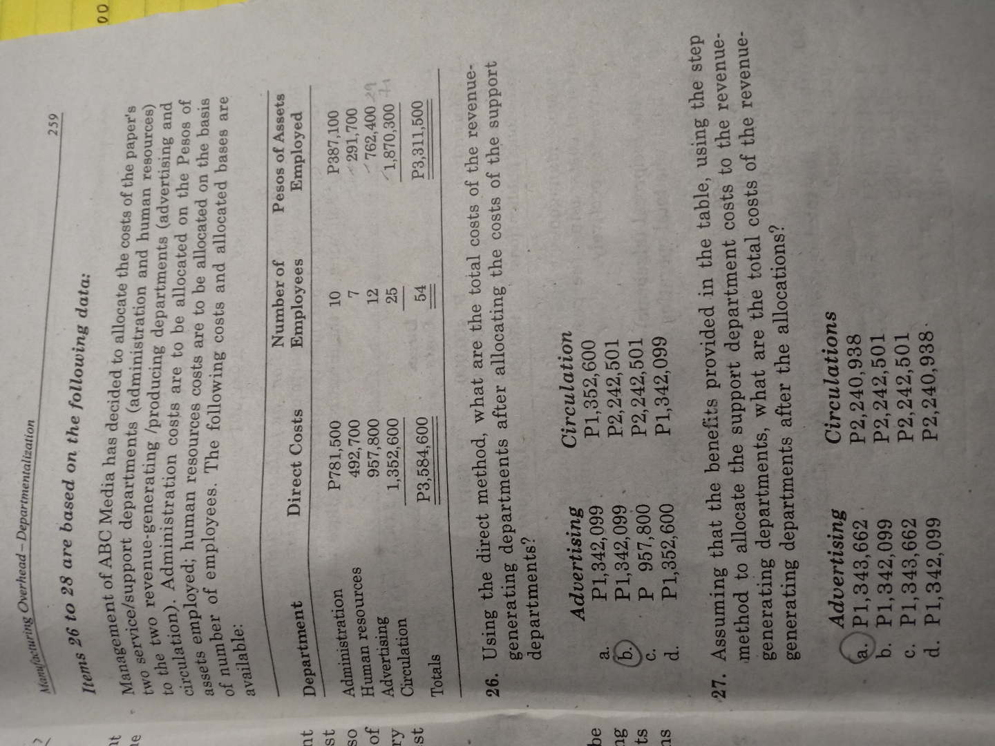 Solved Using The Reciprocal Algebraic ﻿method What Are