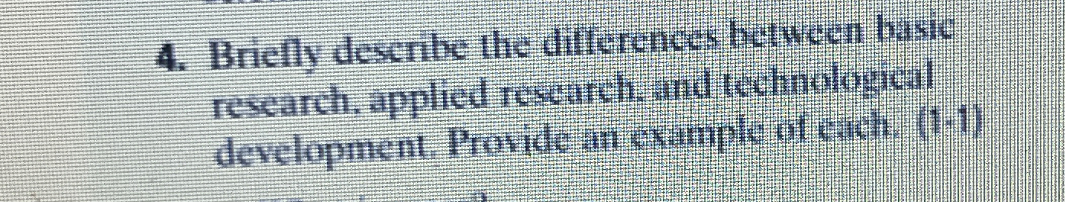 Solved Briefly describe the differences between | Chegg.com