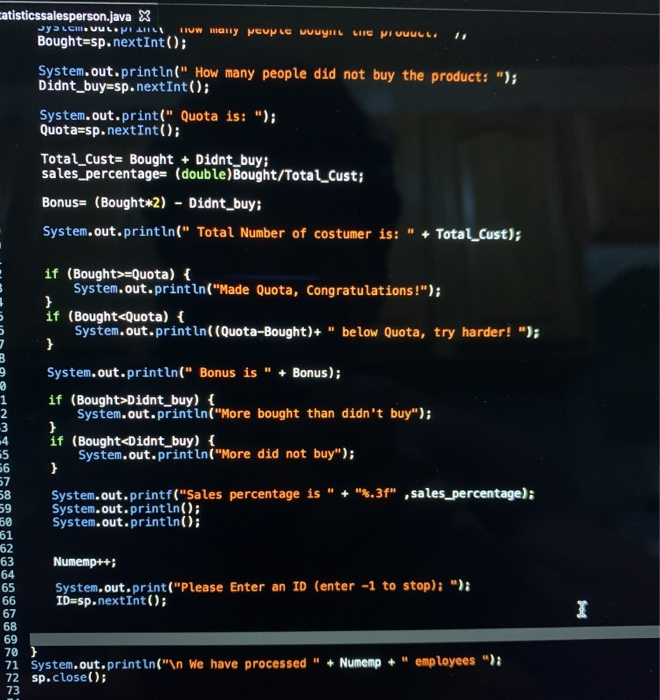 Here is a complete set of output for two typical | Chegg.com